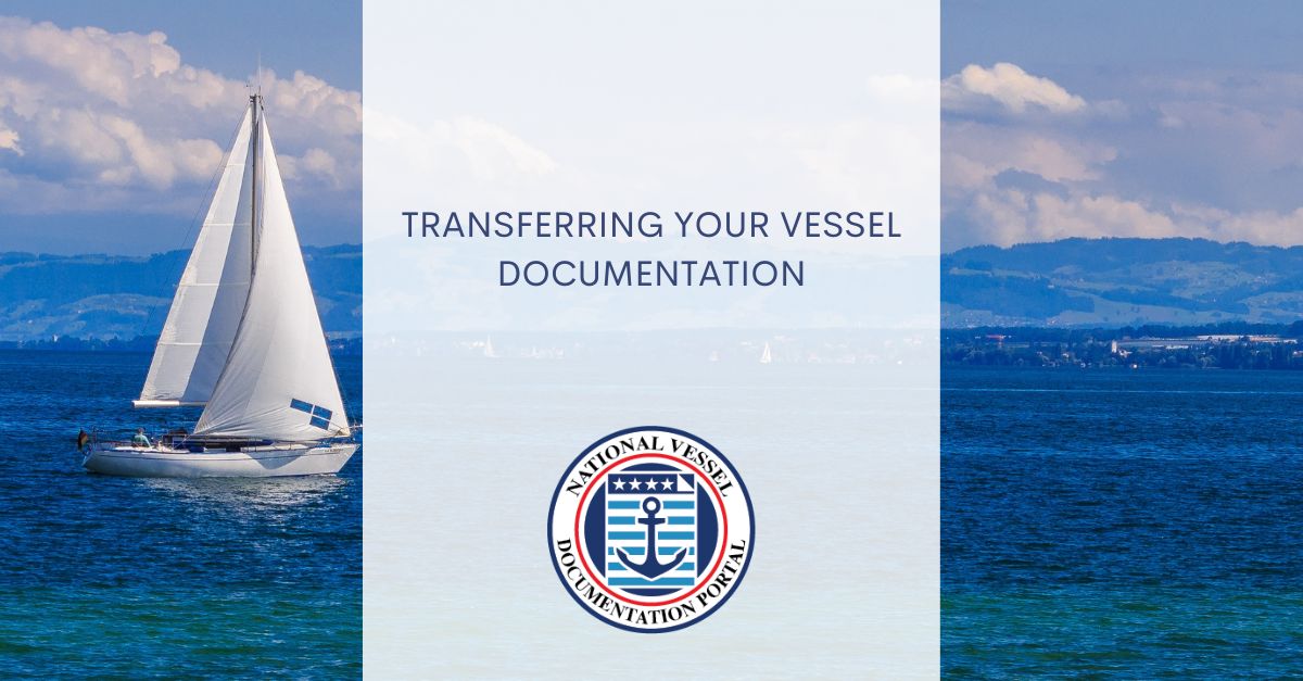 Transferring Your Vessel Documentation - NVDC Documentation LLC