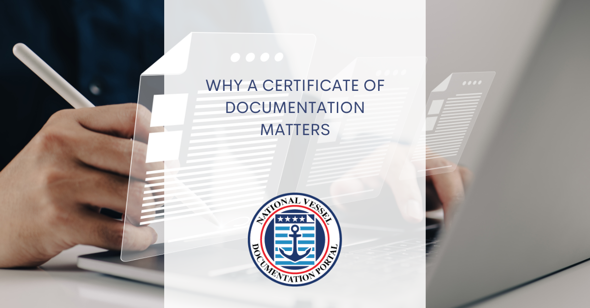 Certificate of Documentation: Why it Matters? - NVDC Documentation LLC